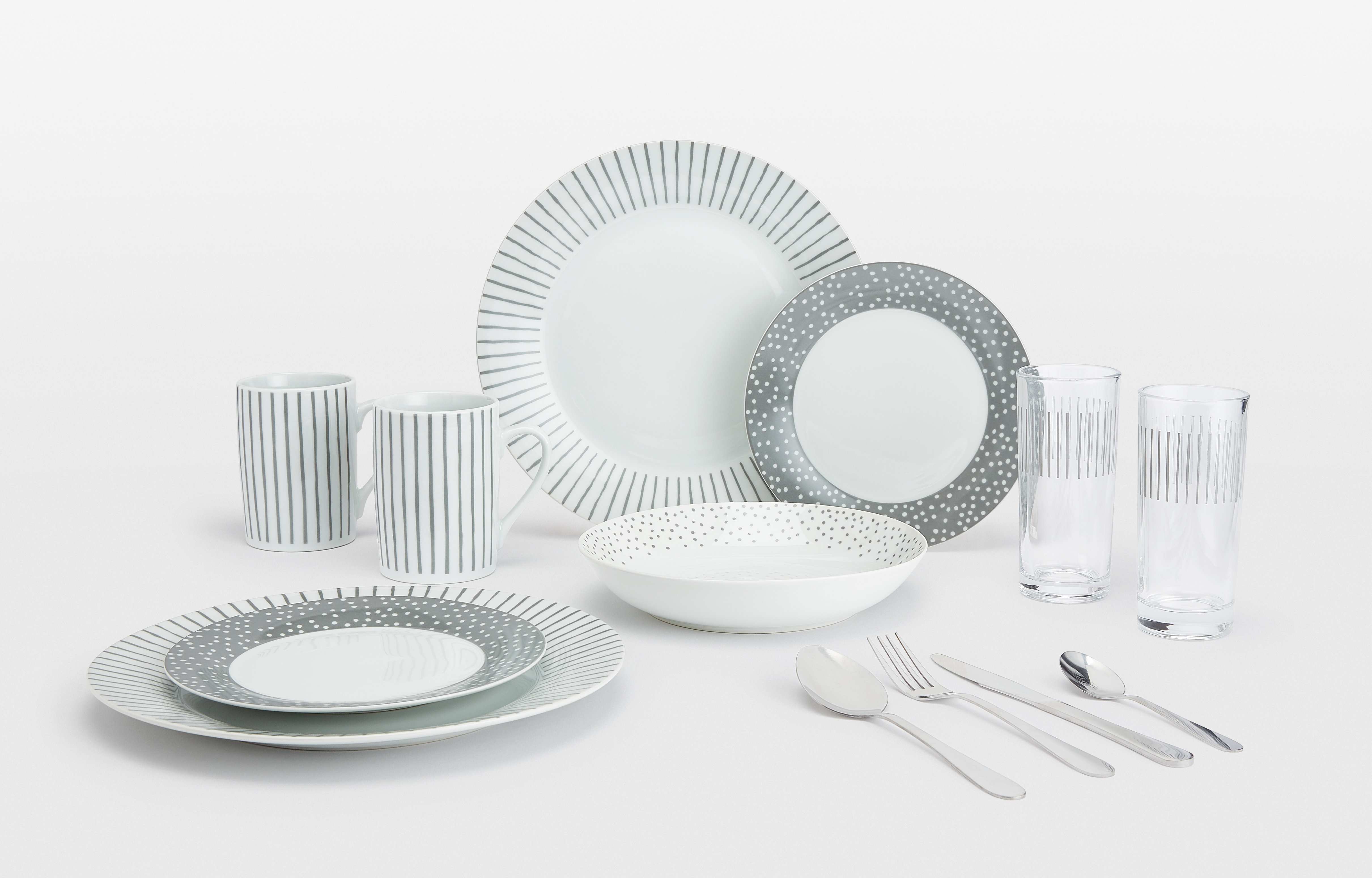 Waterside 36pc Billy Starter Combo Dinner Set | Wayfair.co.uk