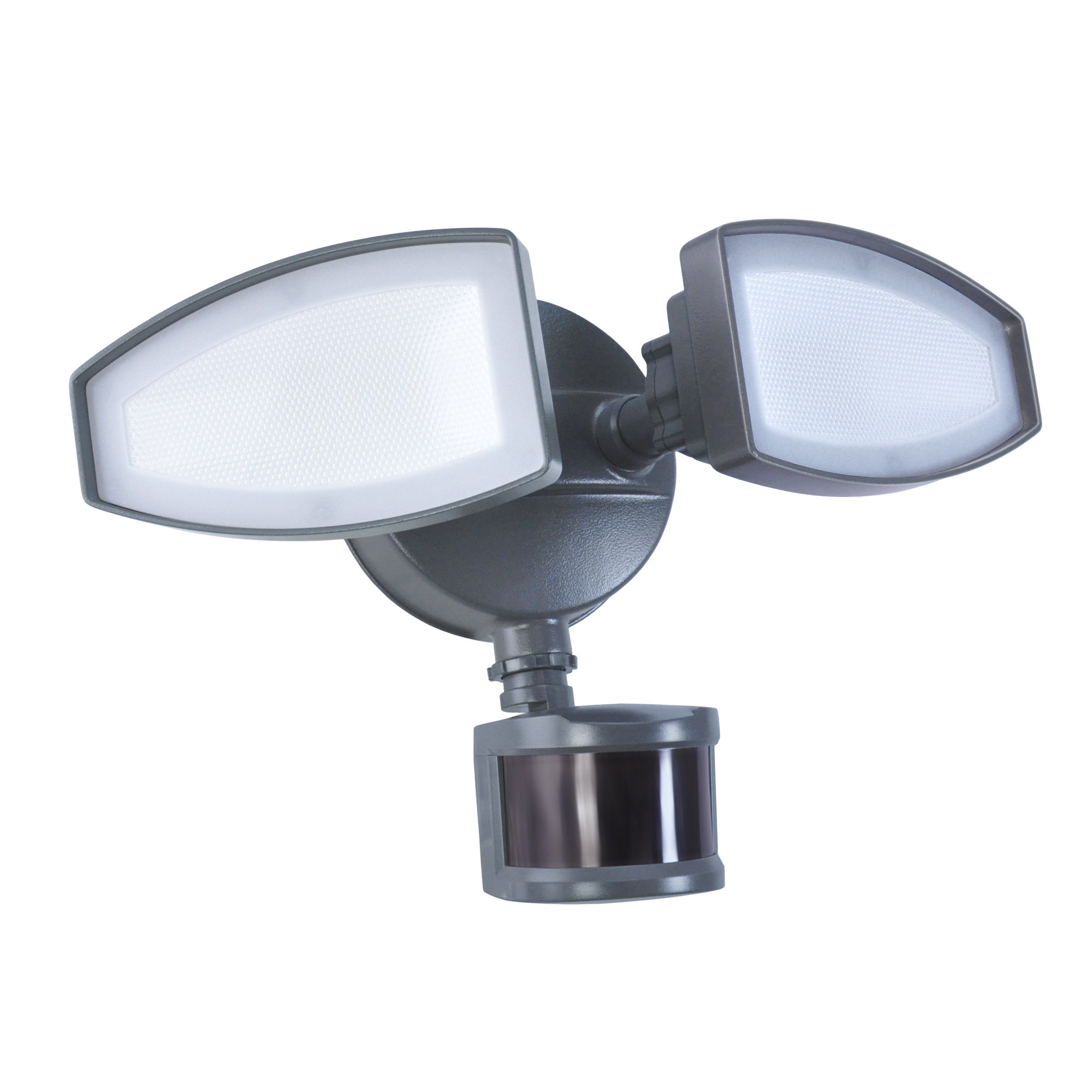 Good Earth Lighting 2-Head LED Motion Activated Security Flood Light ...
