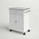Three Posts™ Hedon Kitchen Cart with Stainless Steel Top & Reviews ...
