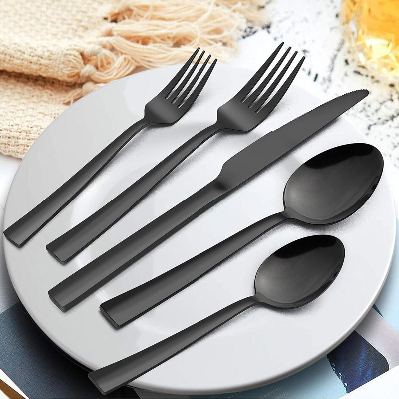 Ebern Designs Dasmond Stainless Steel Flatware Set - Service for 4 ...