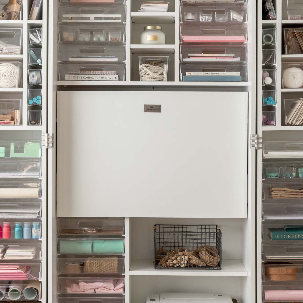 CREATE ROOM DreamBox Craft Cabinet- All-in-One Storage & Workspace ...