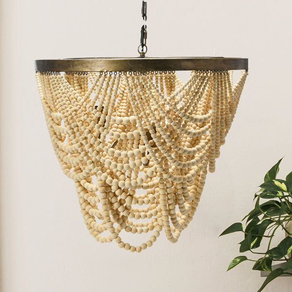 Creative Co-Op 3 - Light Wood Novelty Chandelier & Reviews - Wayfair Canada