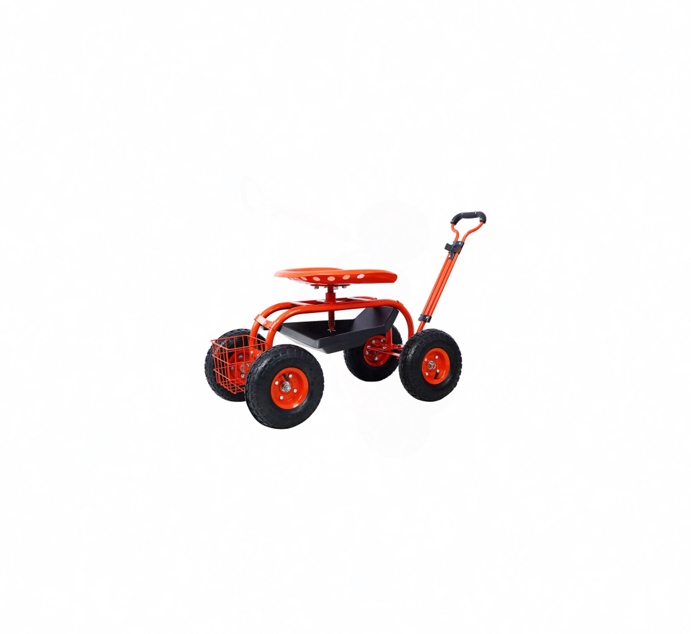 weixunguang Garden Cart Rolling Scooter, Adjustable Height Heavy Duty ...