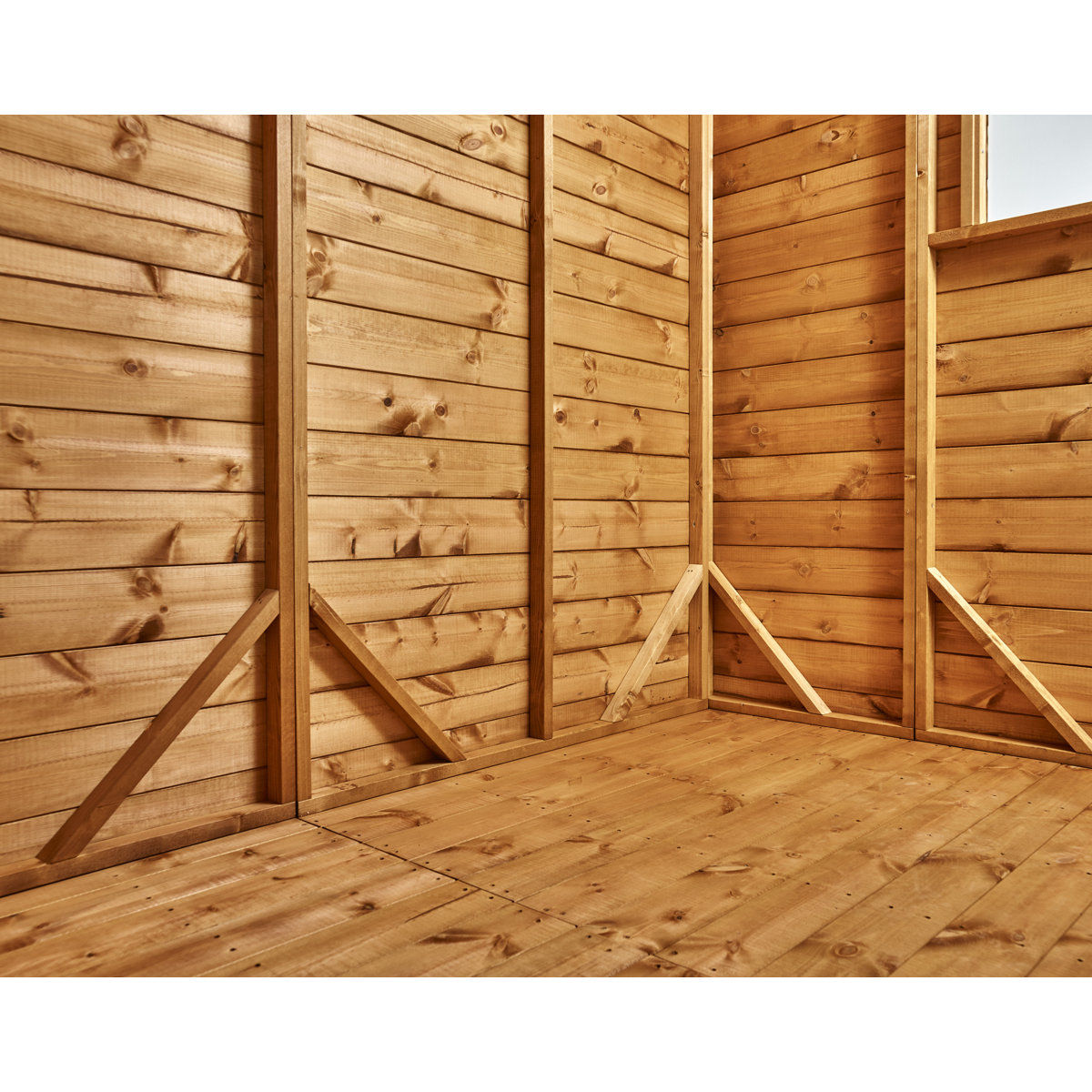 Powersheds 20 x 10ft Timber Tongue & Groove Garden Shed & Reviews ...