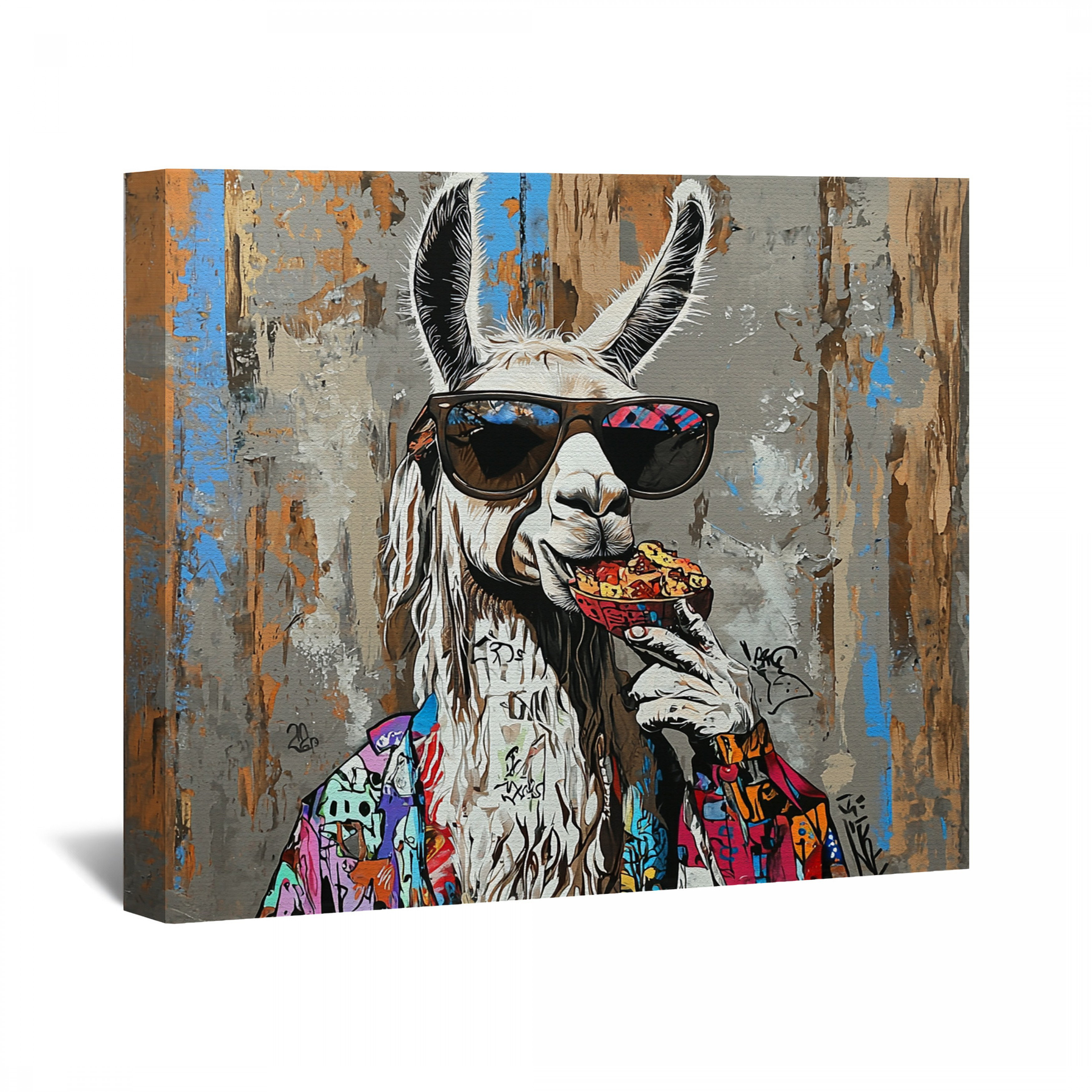 Dakota Fields Llama Canvas Wrap - Animals Wall Decor | Wayfair