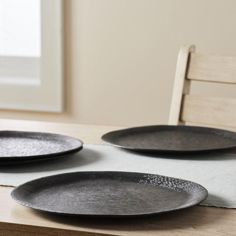 Zadia Brushed Metal Charger Plate & Reviews | Joss & Main