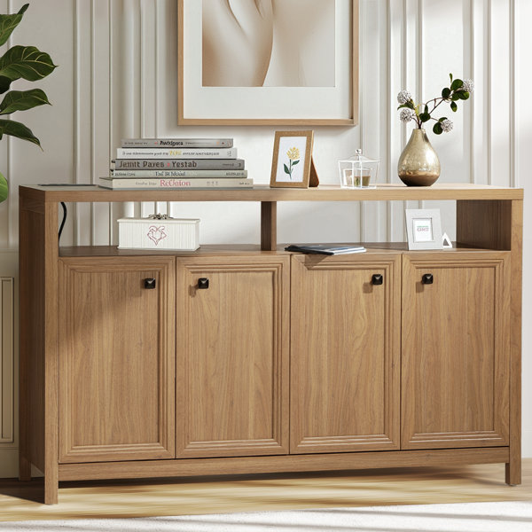 Charlton Home® Geonte Anndale 55" Heavy-Duty Thick Sideboard Buffet ...