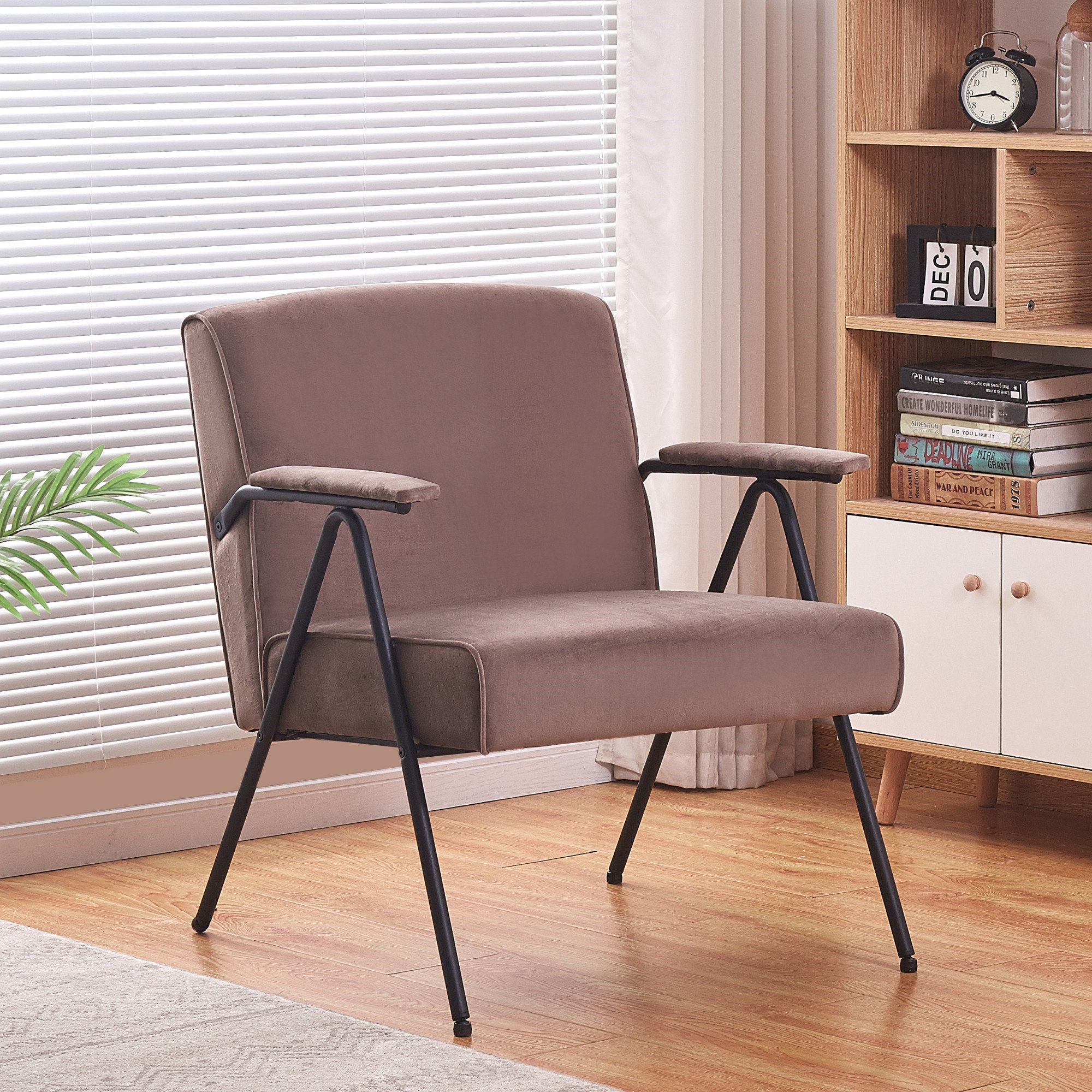 Aula 25" W Polyester Seat Reception Chair with Metal Frame - Wayfair Canada