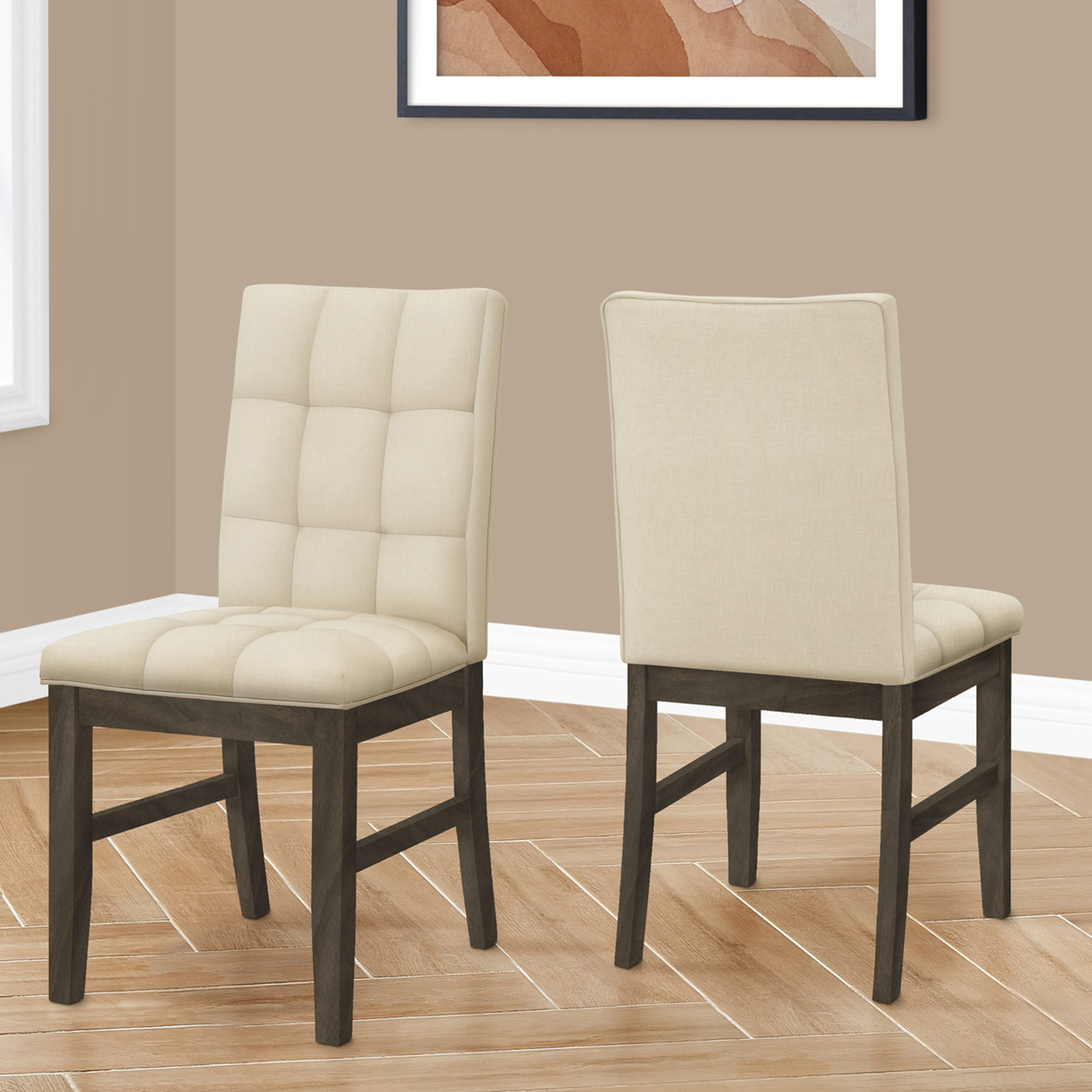 One Allium Way® Dining Chair, 37" Height, Set Of 2, Upholstered, Dining ...