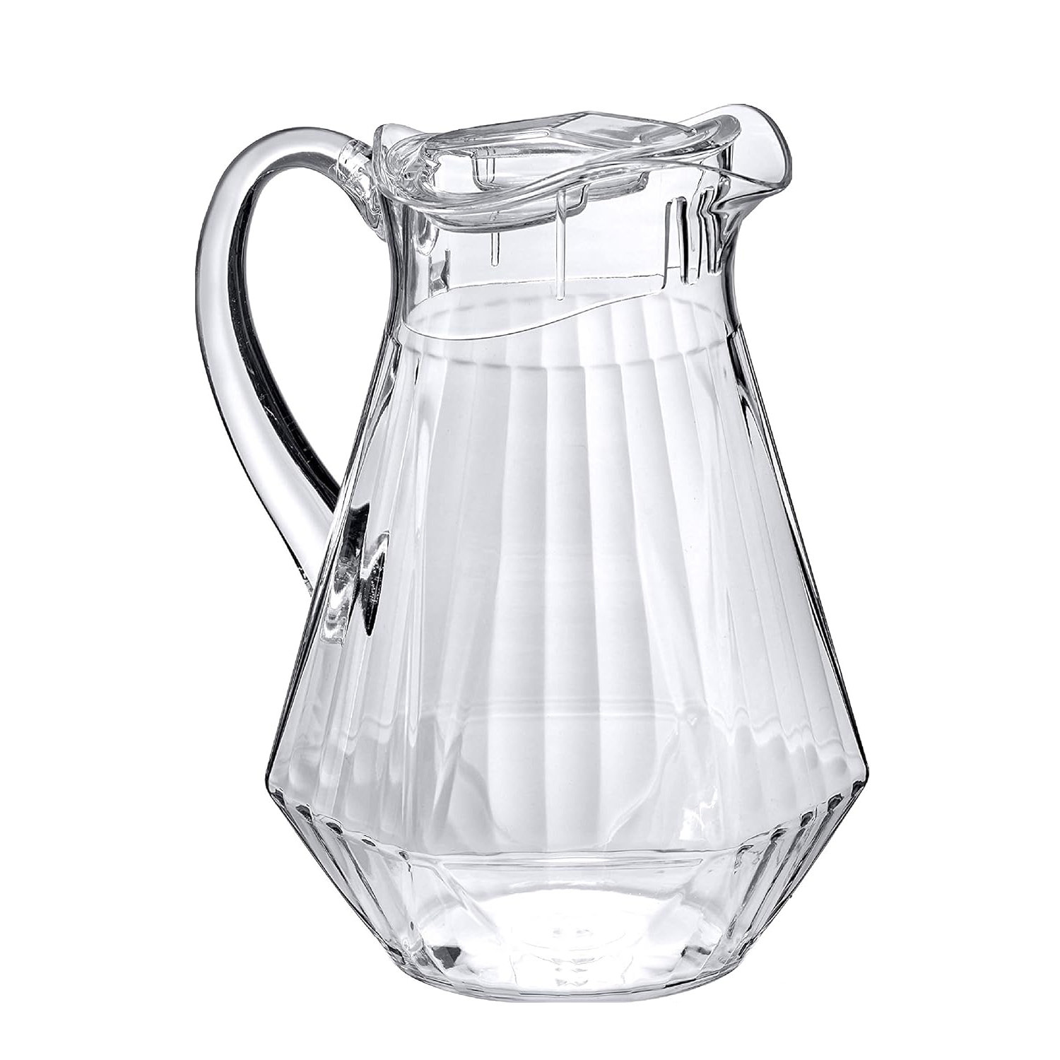 Orren Ellis Acrylic Pitcher (68 oz), Clear Plastic Water Pitcher with ...