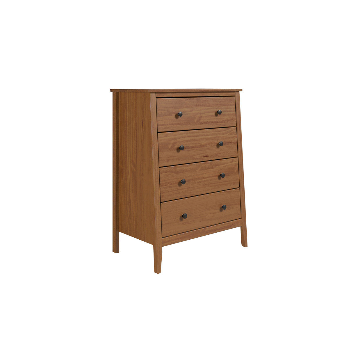 Winston Porter Solid Wood 4 Drawer Dresser - & Reviews | Wayfair
