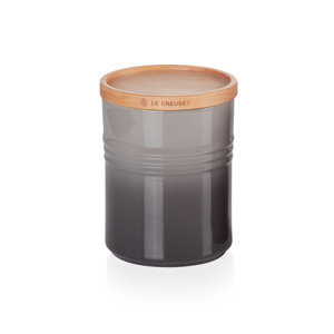 Le Creuset Stoneware Medium Storage Jar with Wooden Lid | Wayfair.co.uk