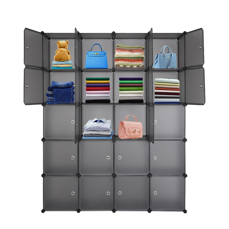 Rebrilliant Abou Plastic Closet System & Reviews | Wayfair