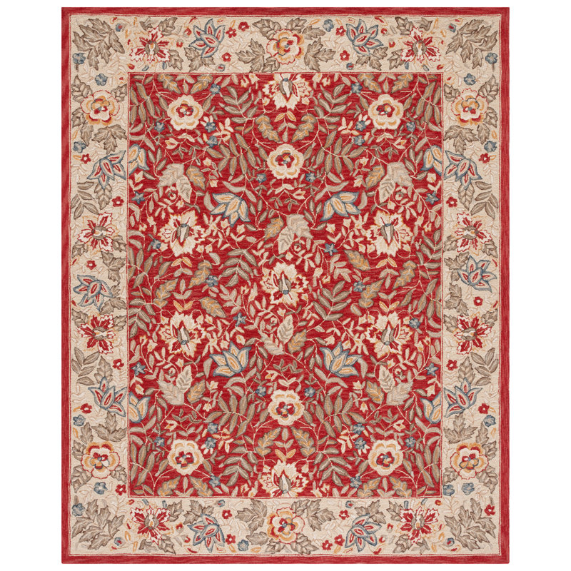 Safavieh Hand Hooked Wool Pile Oriental Rug | Wayfair