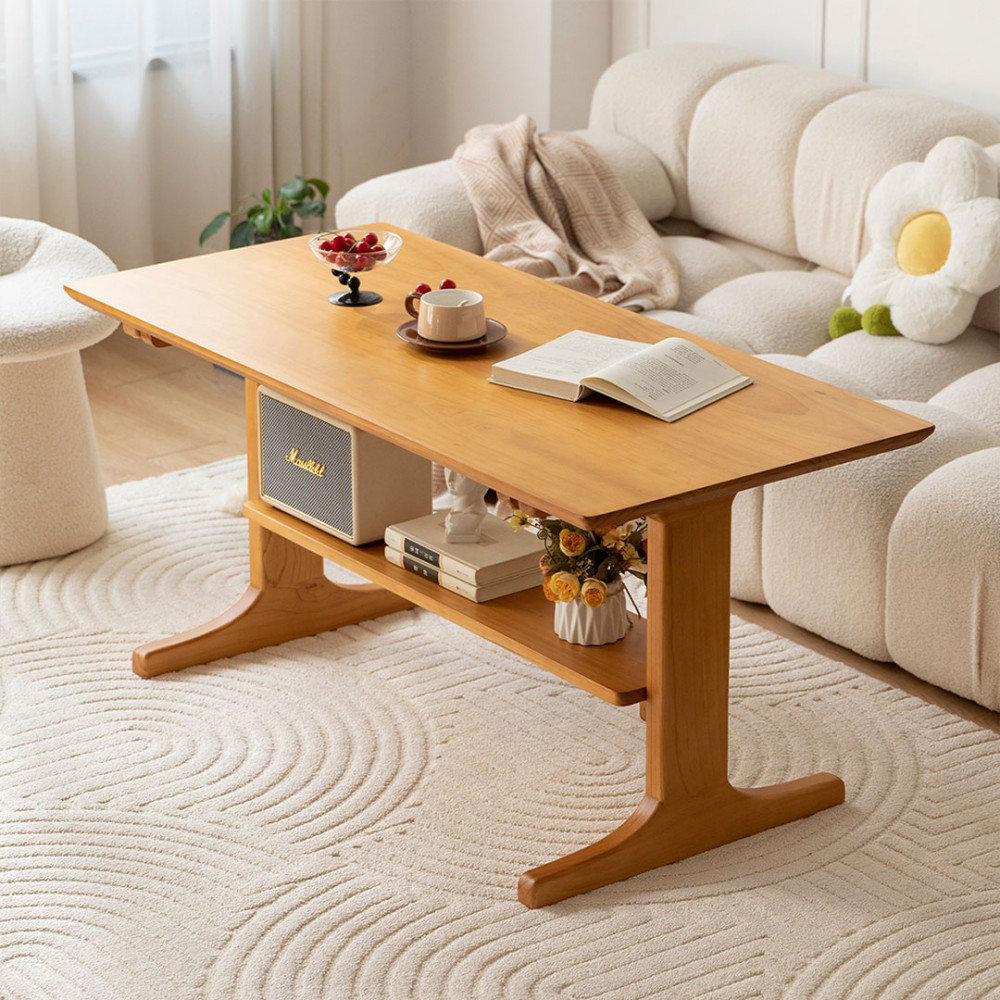 Gracie Oaks Burlywood Rectangular Solid Wood Dining Table - Wayfair Canada