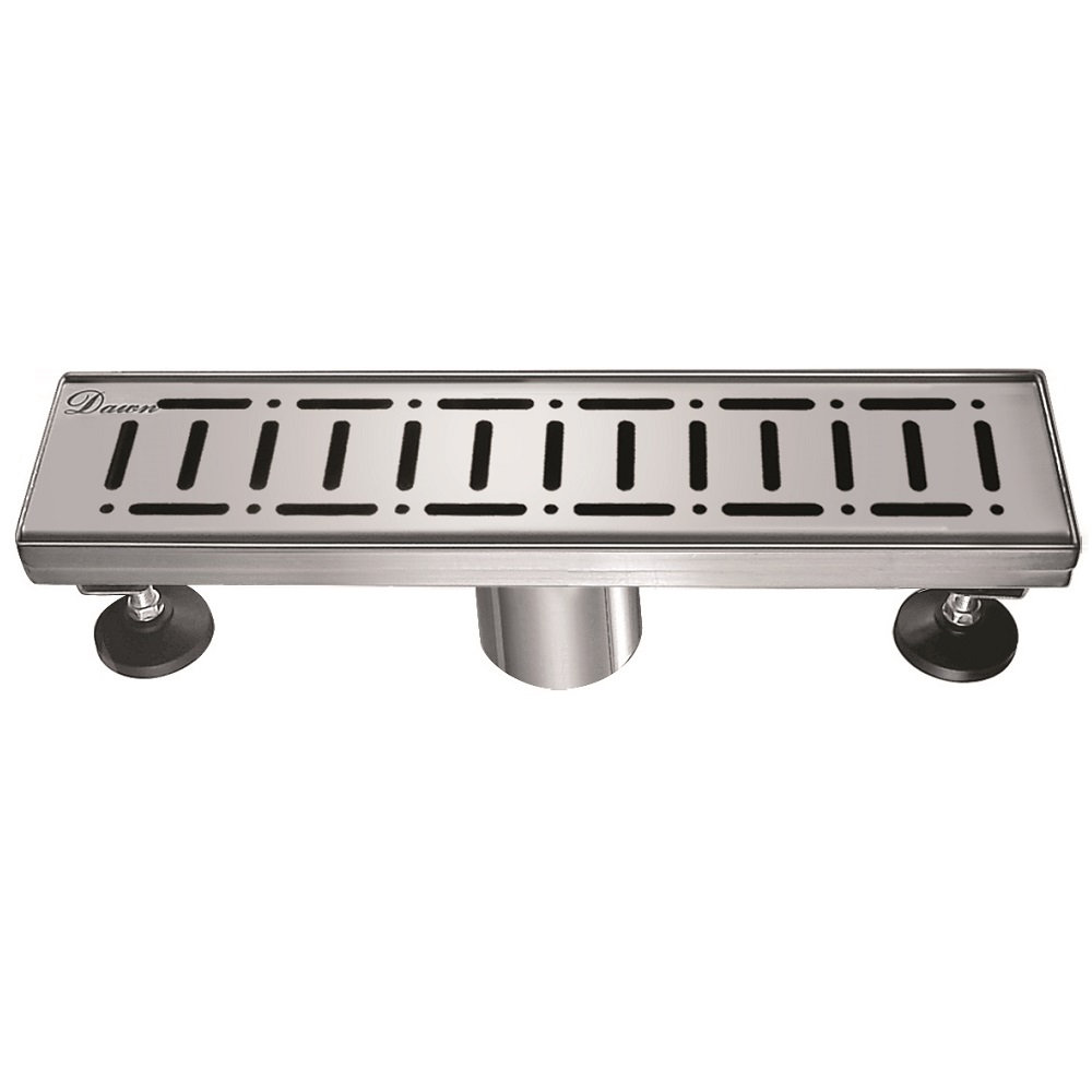 Dawn USA Loire River Series 12 Inch Long Stainless Steel Linear Floor ...