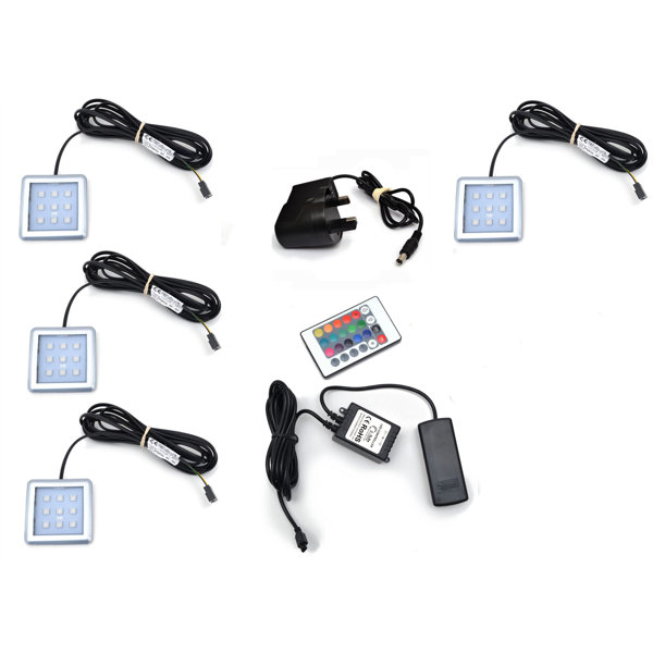 Symple Stuff Square RGB LED Light | Wayfair.co.uk