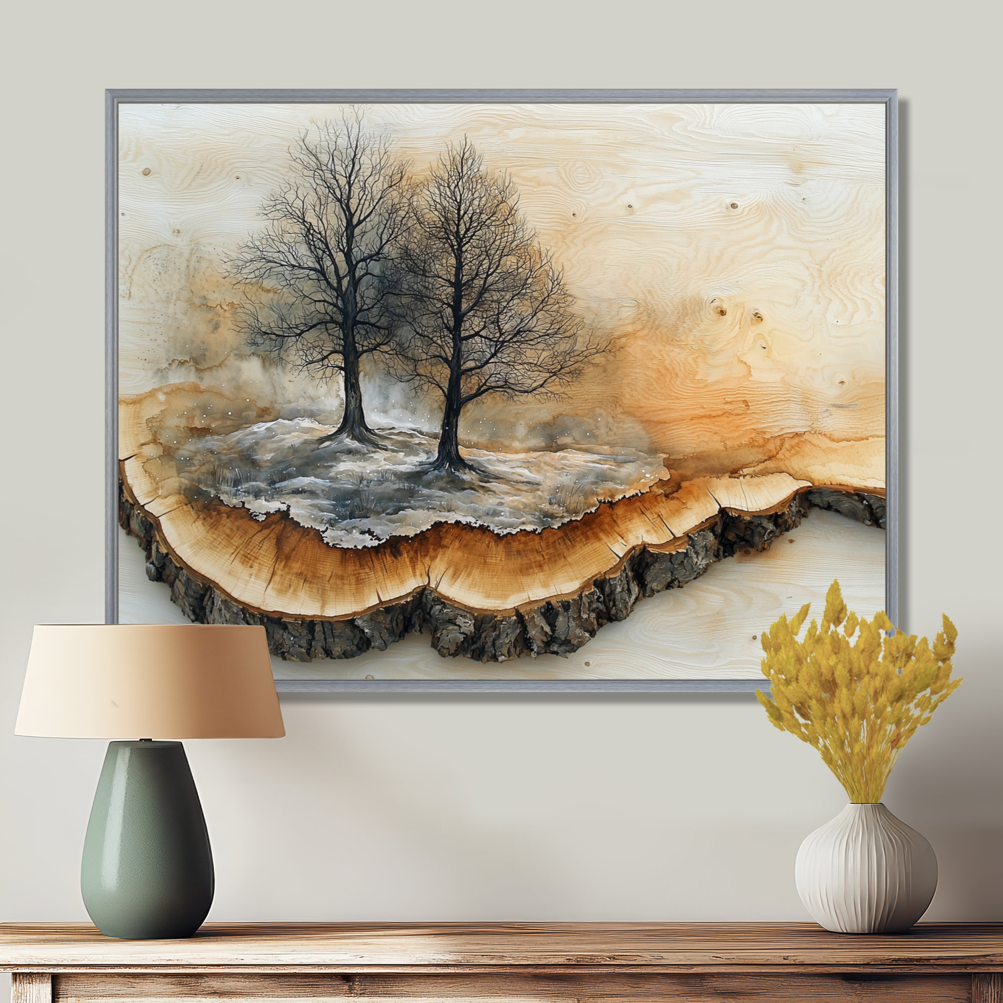 Millwood Pines Tree 4 Seasons In A Forest Landscape II - Forest Canvas ...