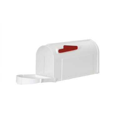 Postal Pro Mailboxes Hampton Plastic Post Mounted Mailbox & Reviews ...