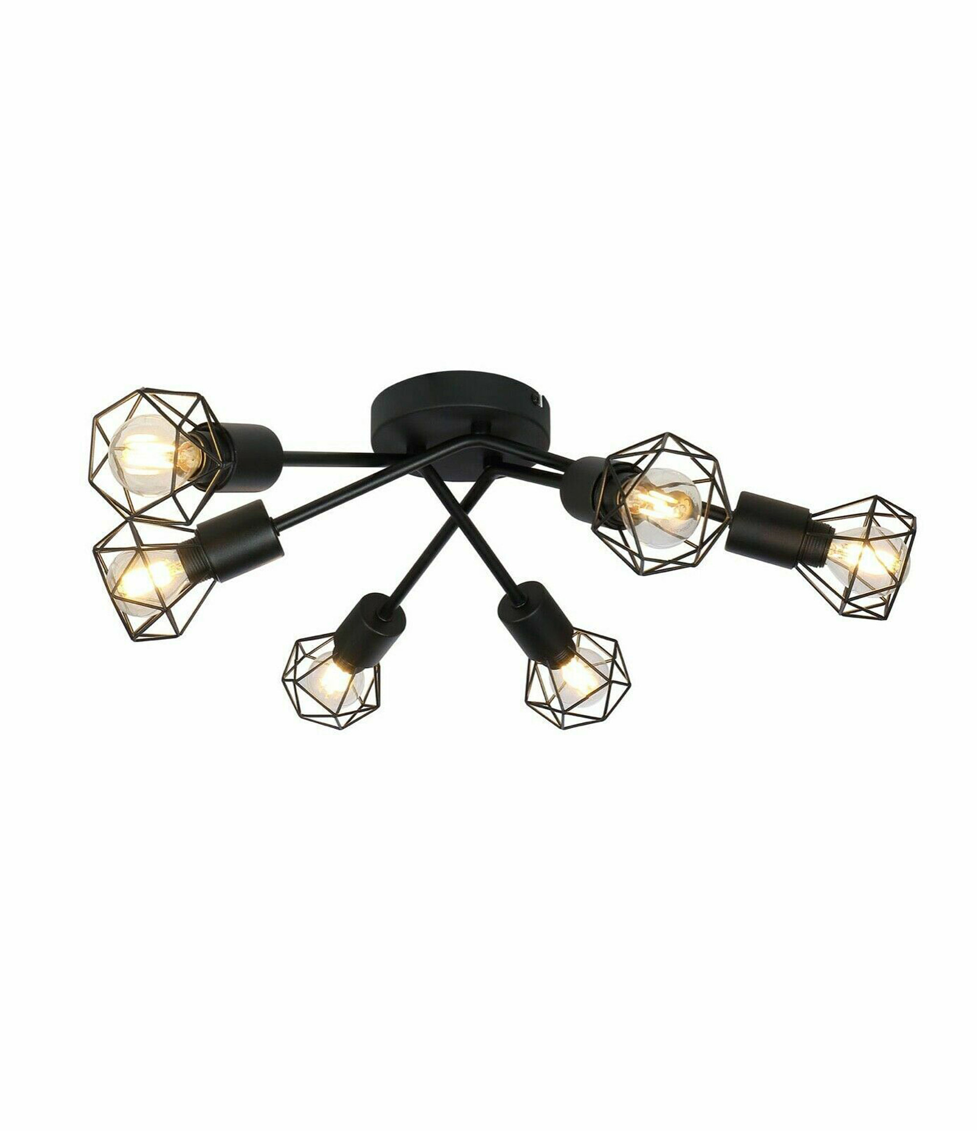 Corrigan Studio 6-light Semi 63cm Flush Mount Led Ceiling Spotlight ...