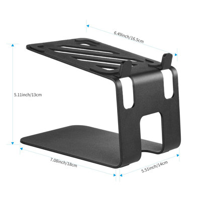 Ebern Designs 13cm Fixed Height Speaker Stand,Speaker Riser Stands For ...