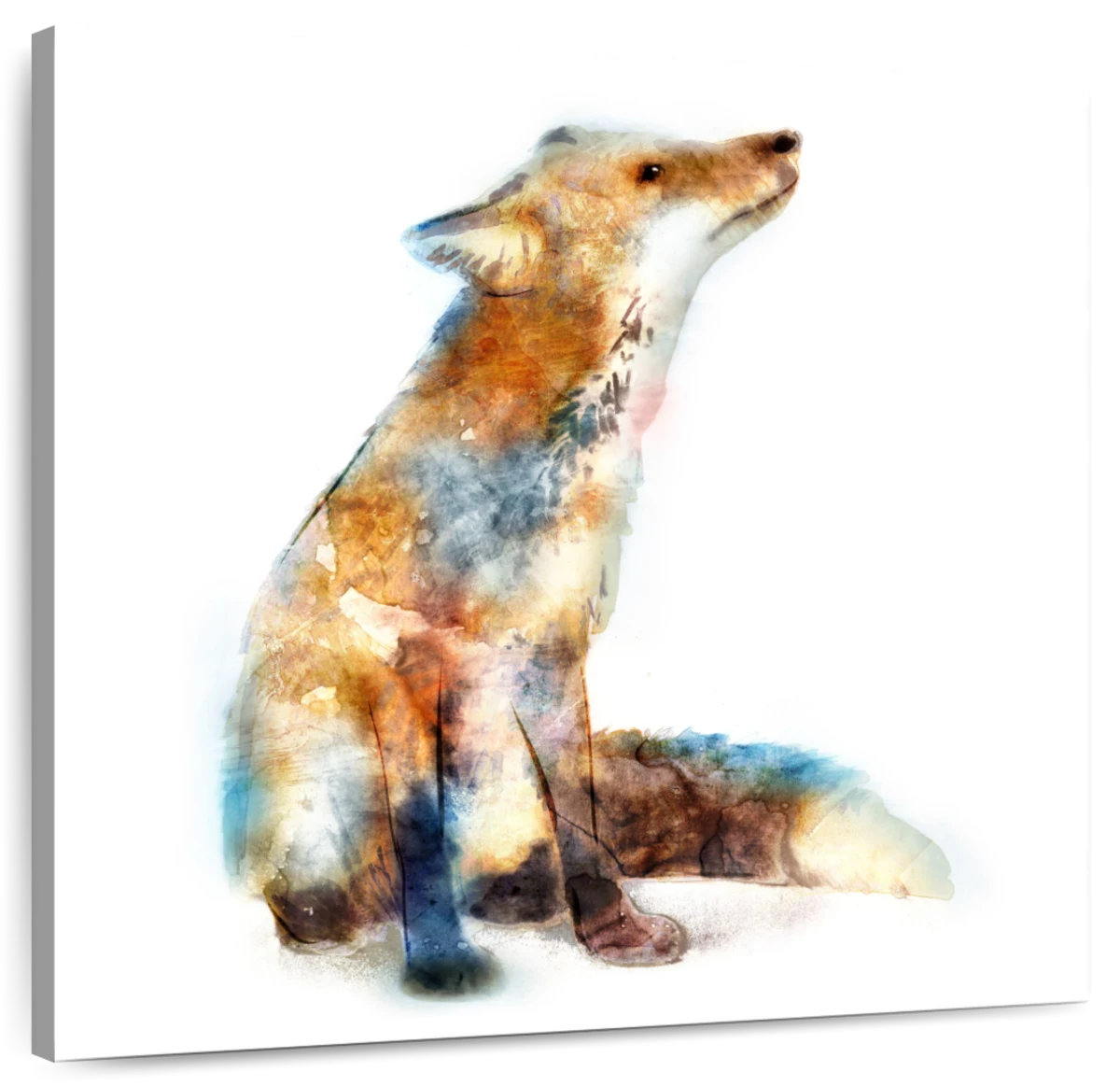 Ebern Designs Crowle aquarelle renard - Wayfair Canada