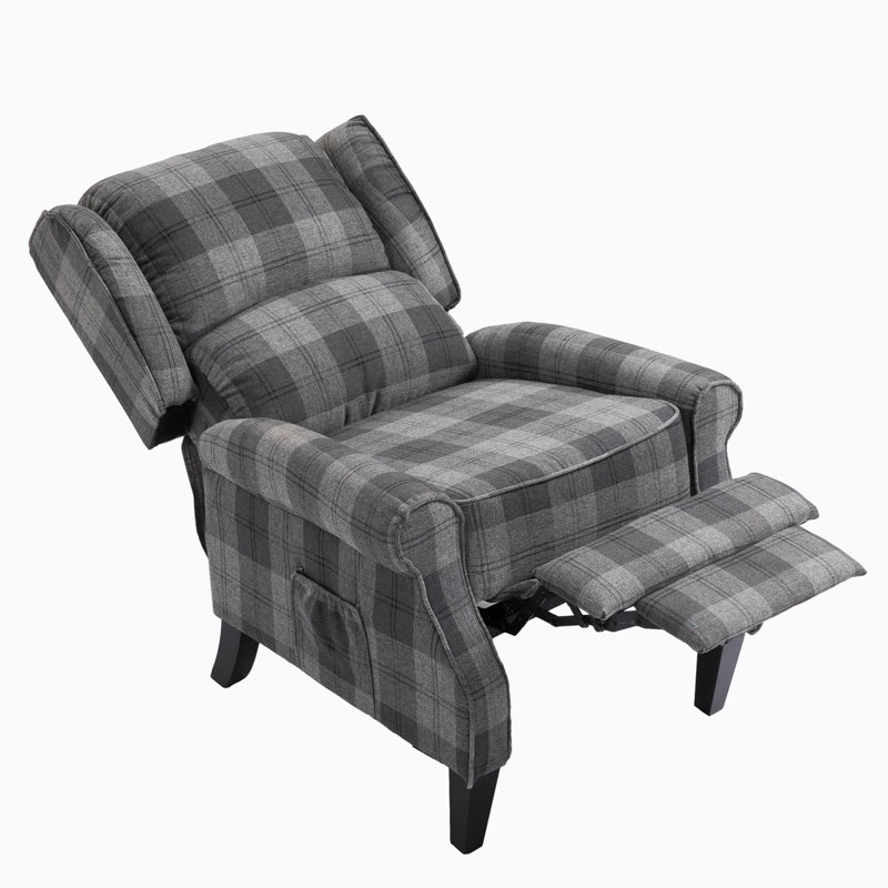 Gracie Oaks Wendal New Design Modern Recliner Chair Fabric Cinema Home ...