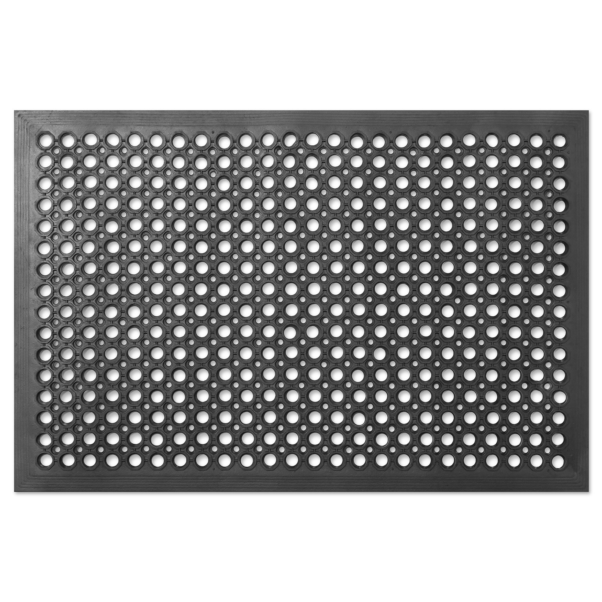 GRIDMANN Anti-Fatigue Restaurant Floor Mat, Non-Slip Rubber Drainage ...