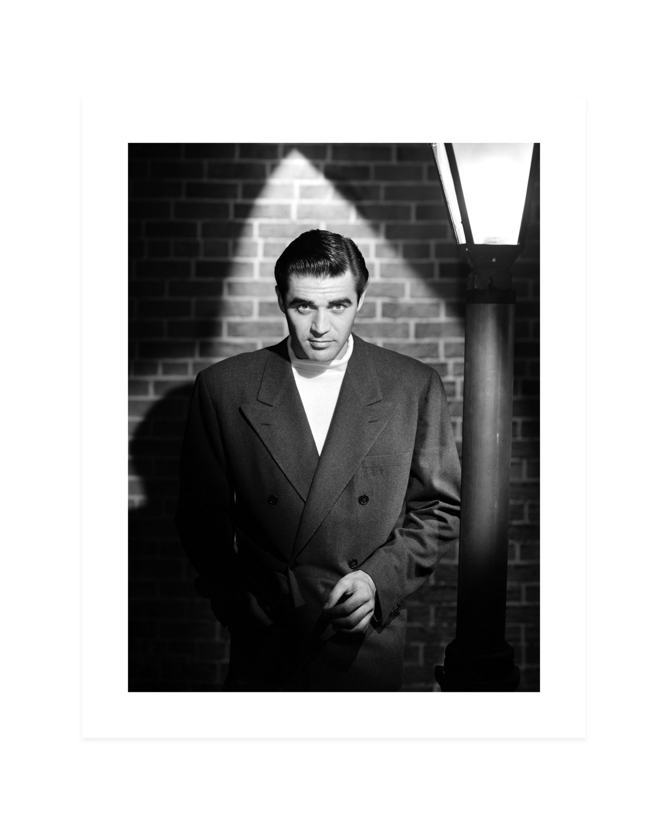 Globe Photos Entertainment & Media Portrait of Steve Cochran in Suit ...