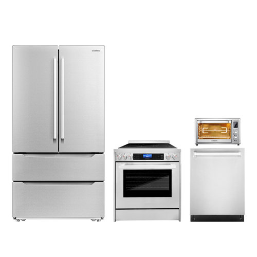 Cosmo 4 Piece Kitchen Appliance Package with 20" Electric Air Fryer ...