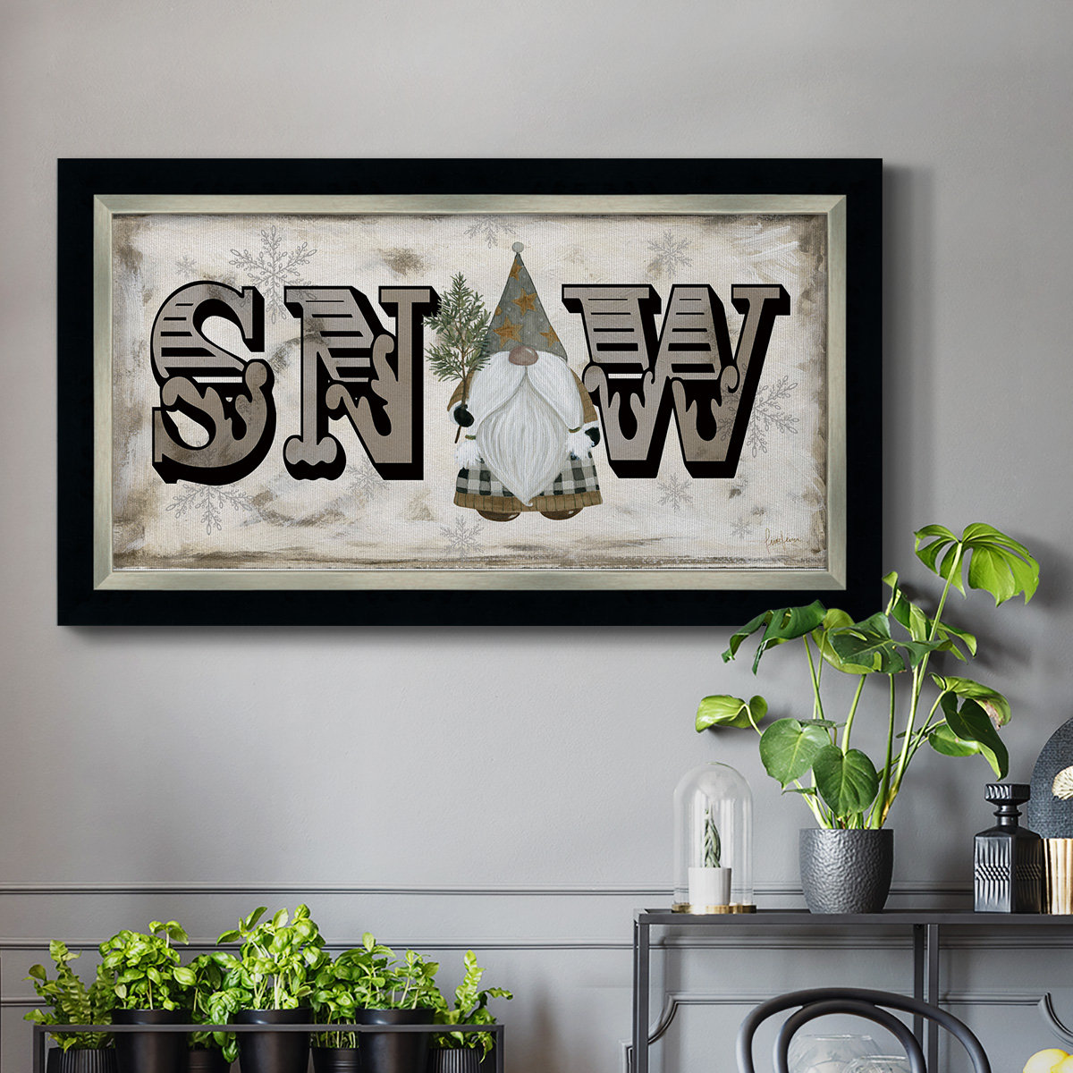 The Holiday Aisle® Winter Wonderland Friends Snow - Single Picture ...