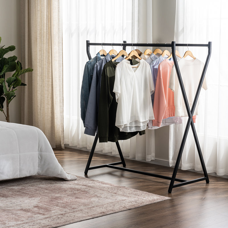 Rebrilliant Nipun Garment Metal Clothing Storage Rack | Wayfair