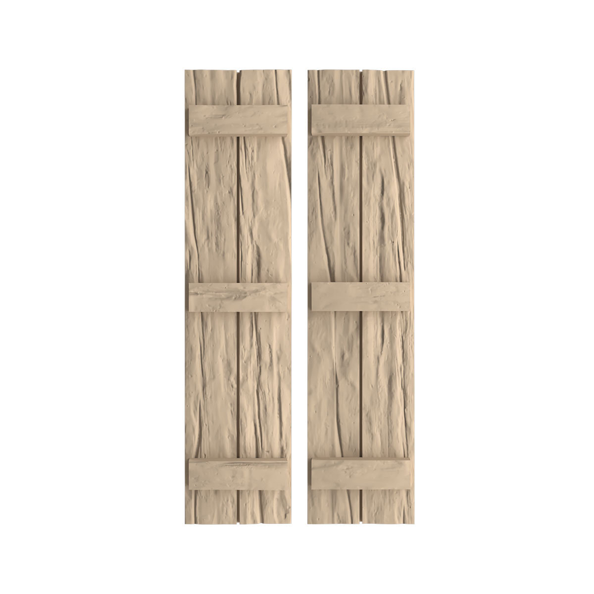 Ekena Millwork Rustic Two Board Joined Board-n-Batten Faux Wood ...