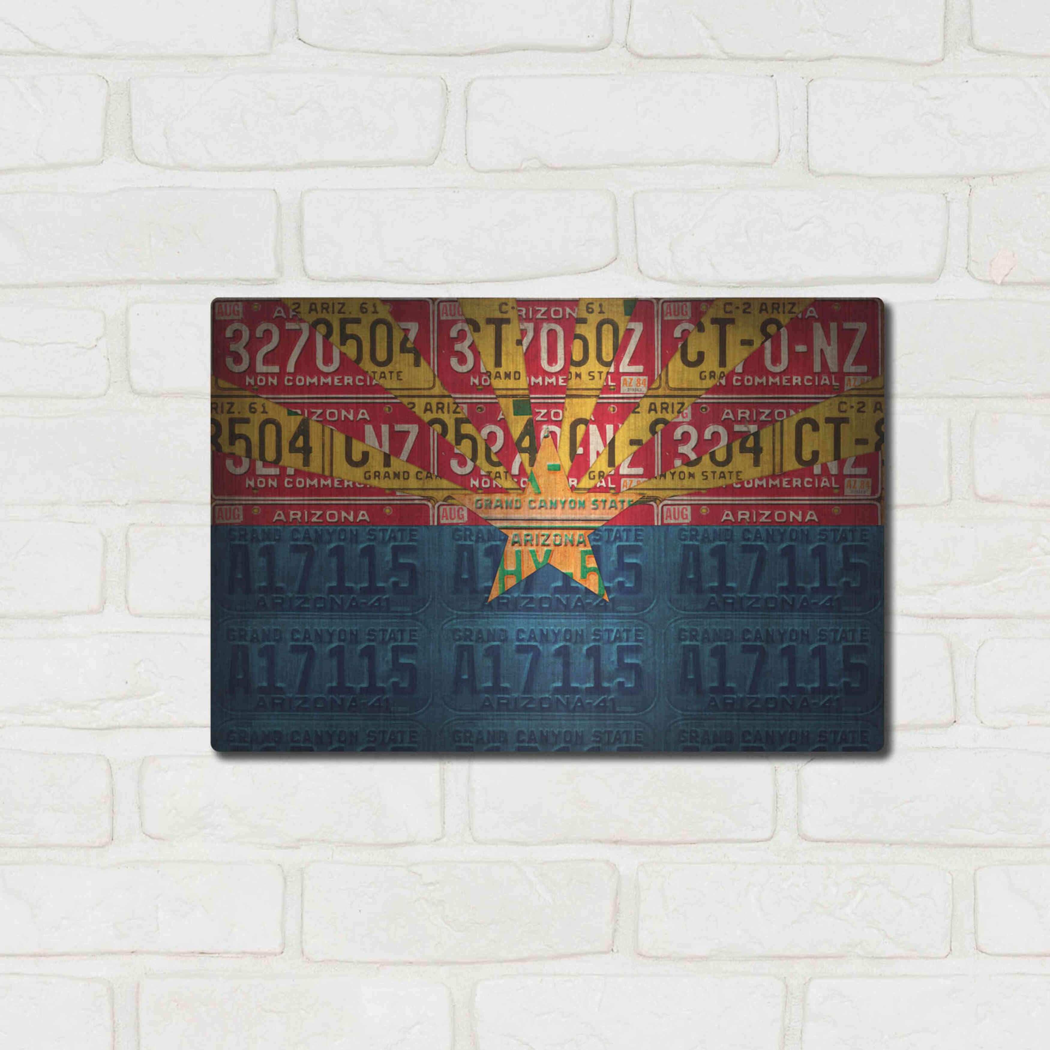 17 Stories " Arizona State Flag License Plates " by Design Turnpike ...