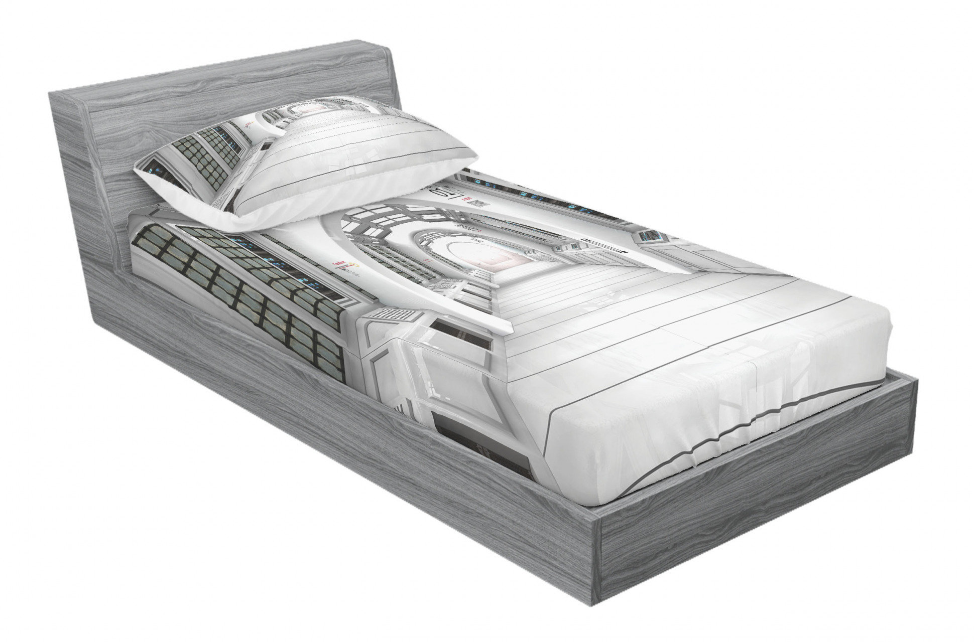 Ambesonne Spacelaunch View Sheet Set | Wayfair