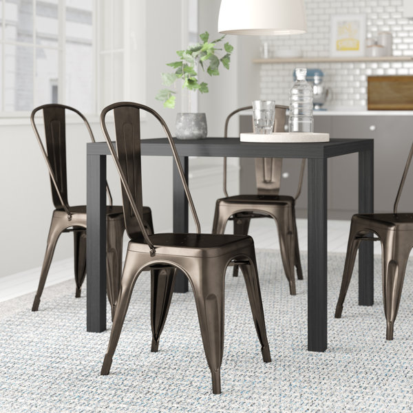 Trent Austin Design® Nesbit Metal Stacking Side Chair & Reviews | Wayfair