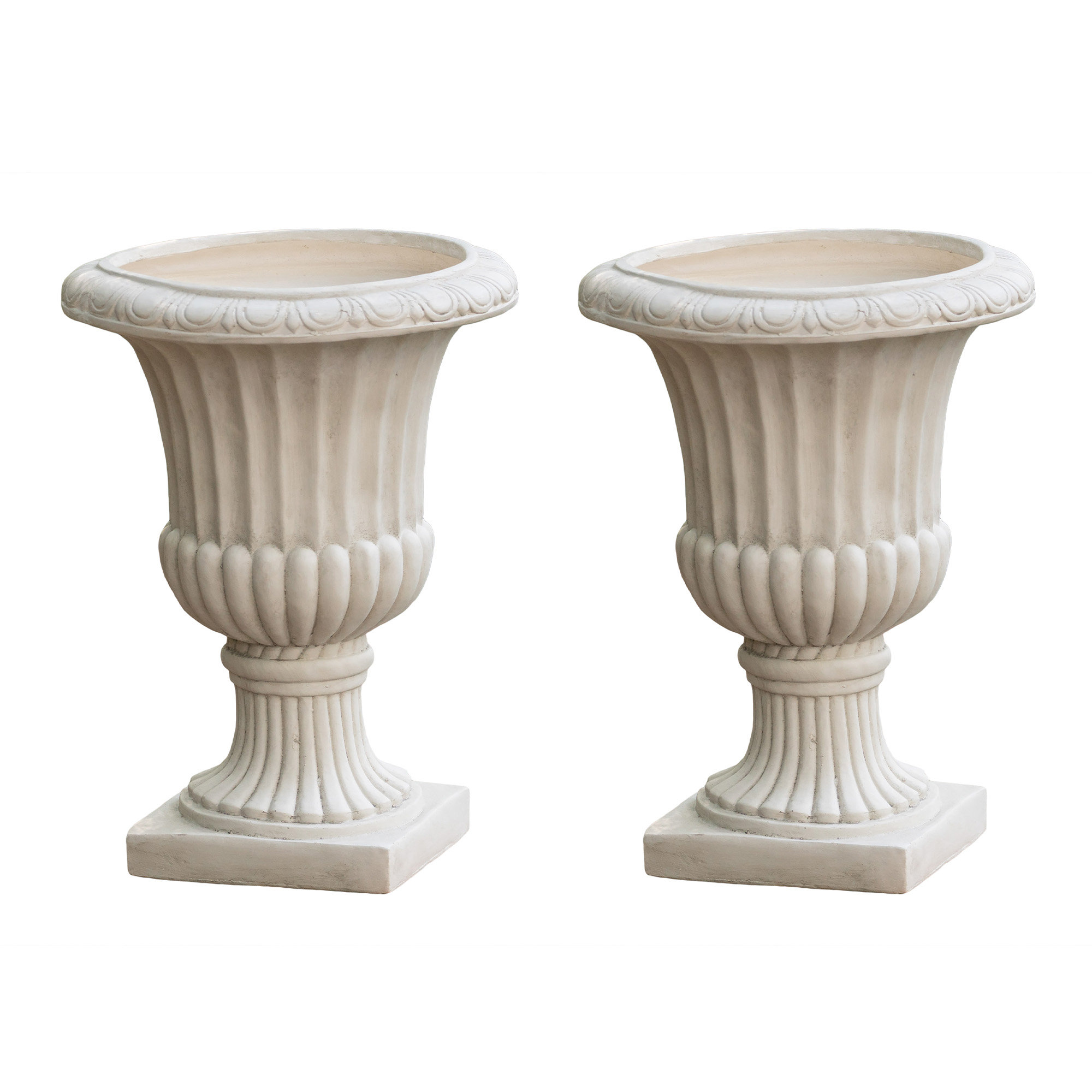 Canora Grey Outdoor Urn Planters Decor Garden Pots Indoor Urn Filters ...