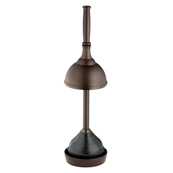 iDesign Kent Bathware 21.66in. H Free Standing Plunger & Reviews | Wayfair