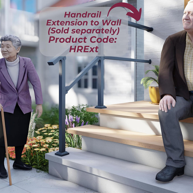 Hoomic Hand Rails for Outdoor Steps | Wayfair