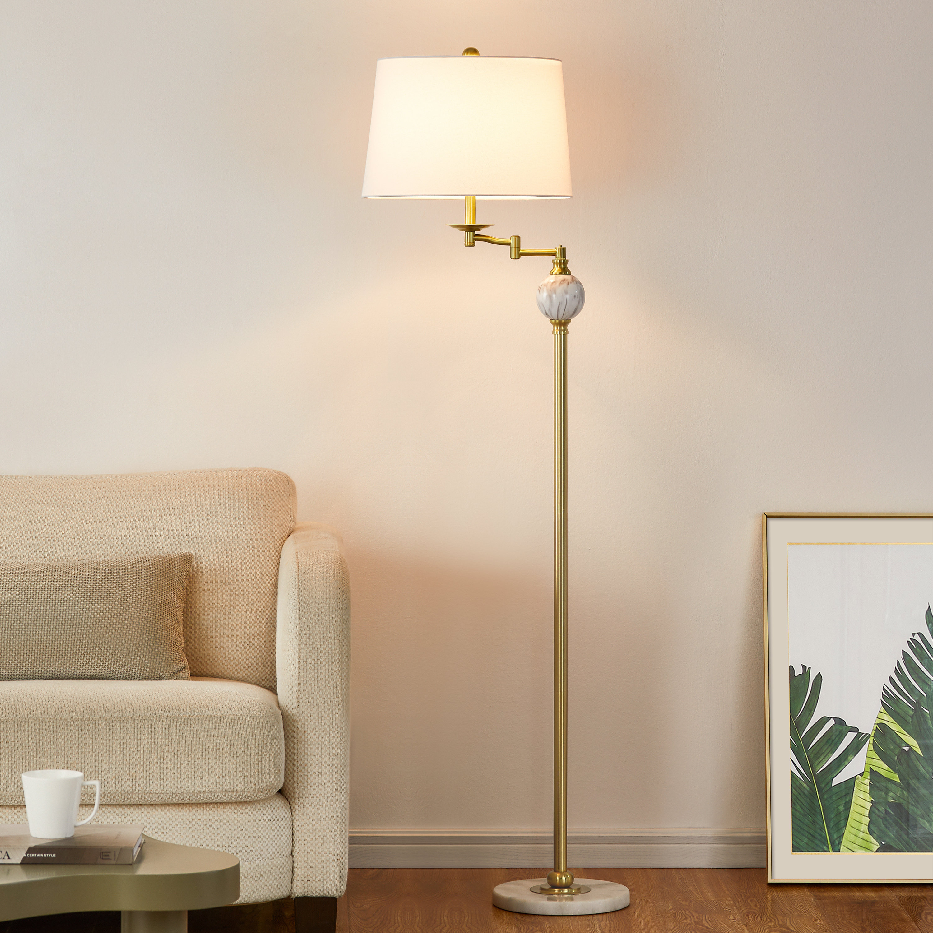 Swing Arm Floor Lamp