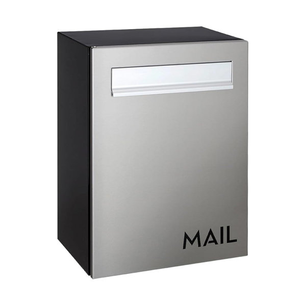 Trazla Wall-Mounted Modern Locking Mailbox - Wayfair Canada