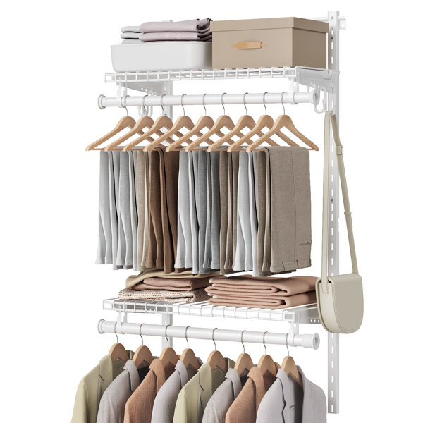 Rebrilliant Closet System, Closet Insert Organizer, 2-4 Ft, Adjustable ...