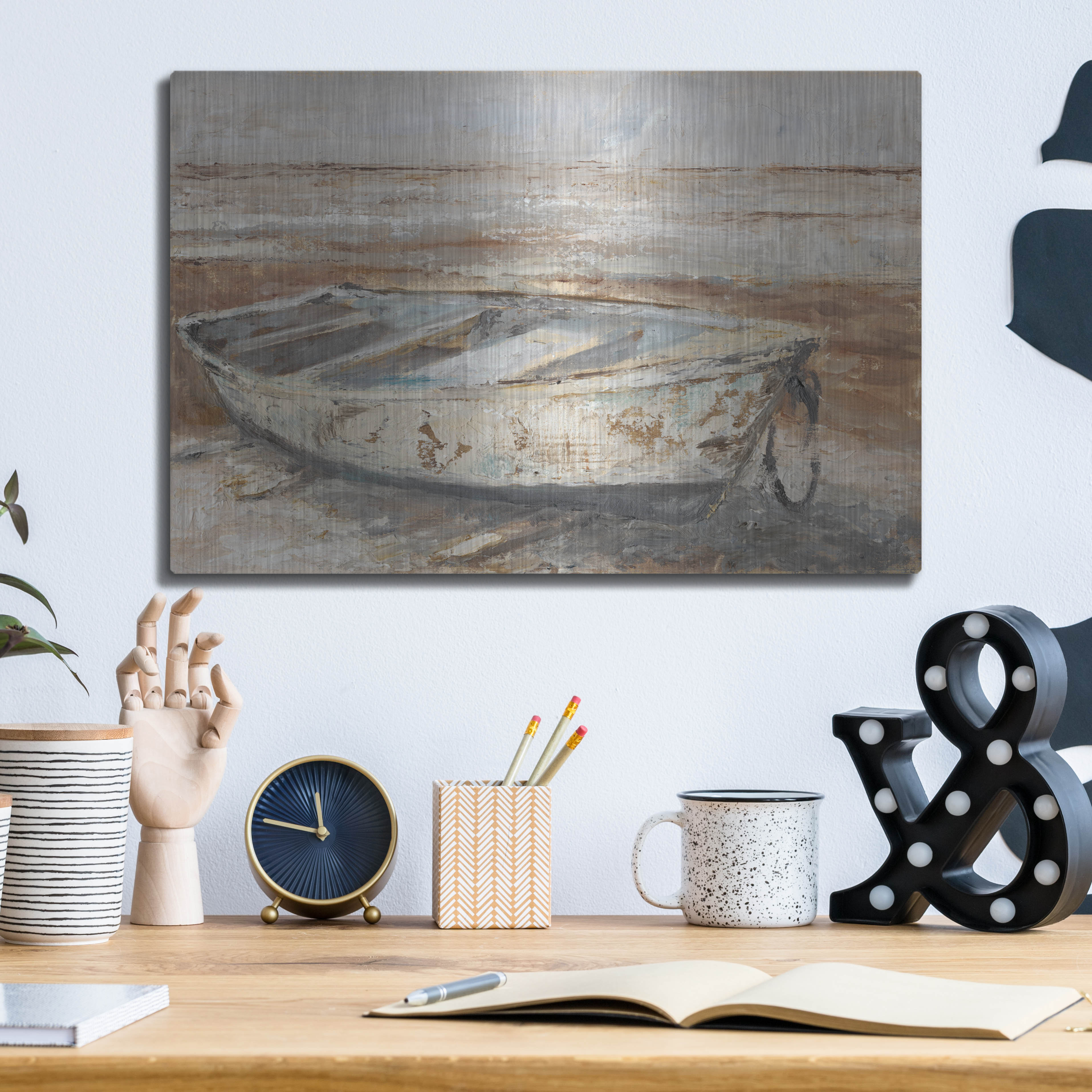 Breakwater Bay " Weathered Rowboat I " by Ethan Harper | Wayfair