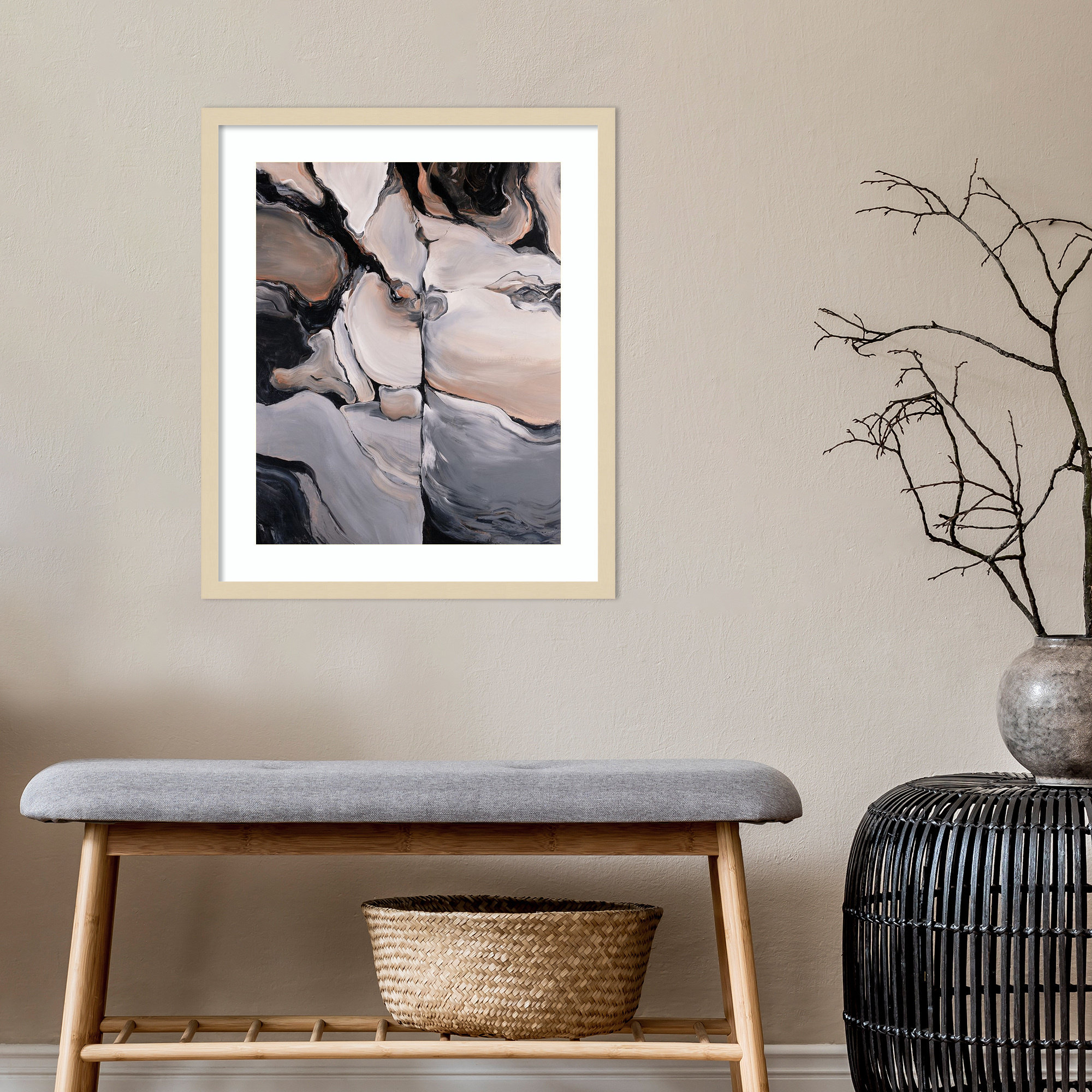 Orren Ellis Sediment By Sydney Edmunds Wood Framed Wall Art Print ...