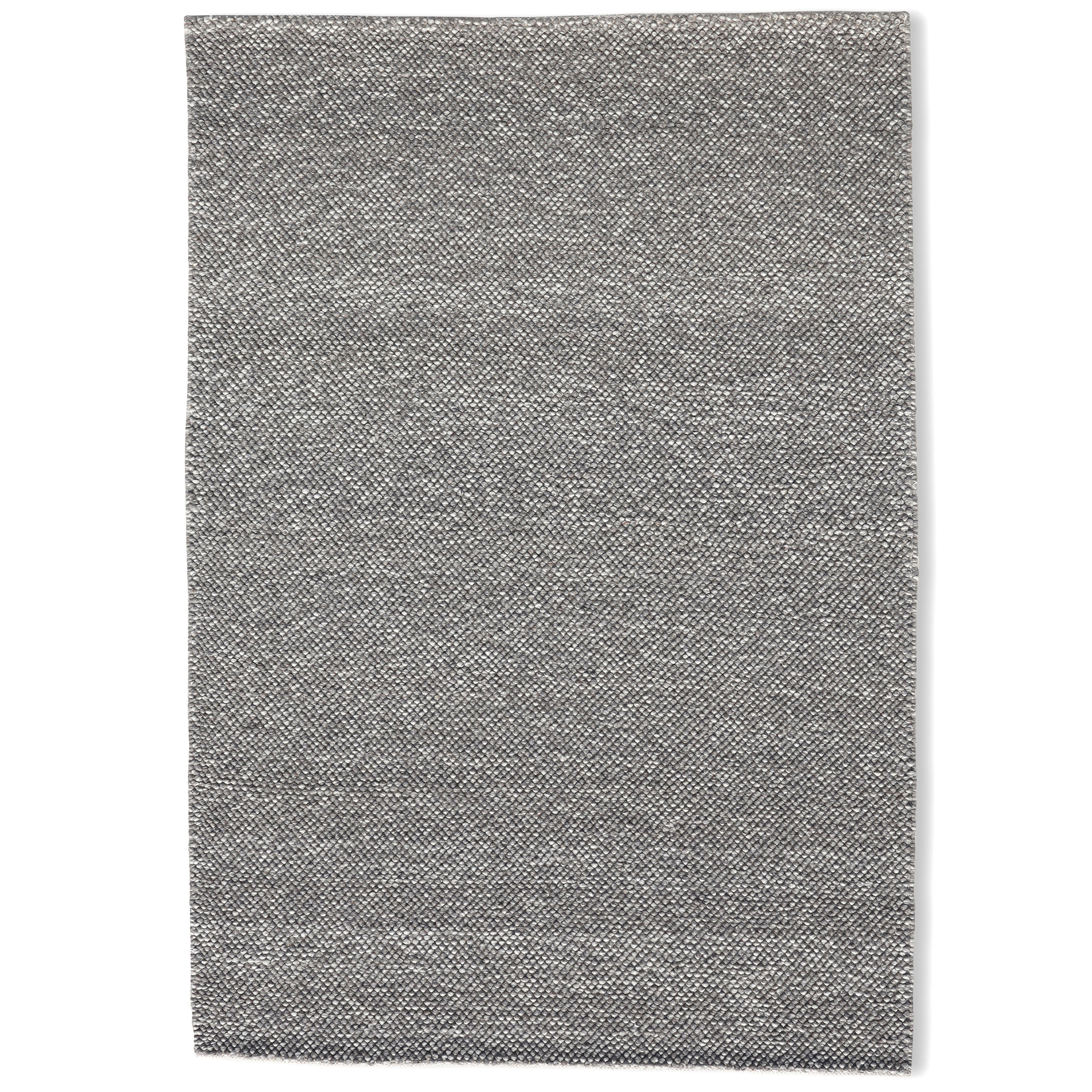 Tufty Home Bubble Handmade Loop Pile Weave Grey with Hint of White Wool ...