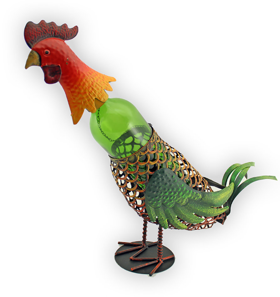 Wine Bodies Silesia Rooster 1 Bottle Tabletop Wine Bottle Rack | Wayfair