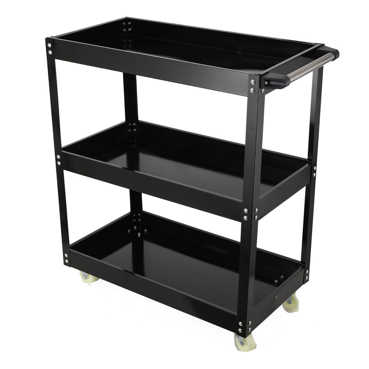 WFX Utility™ Utility Cart 3-tier Storage Service Trolley 330lbs ...