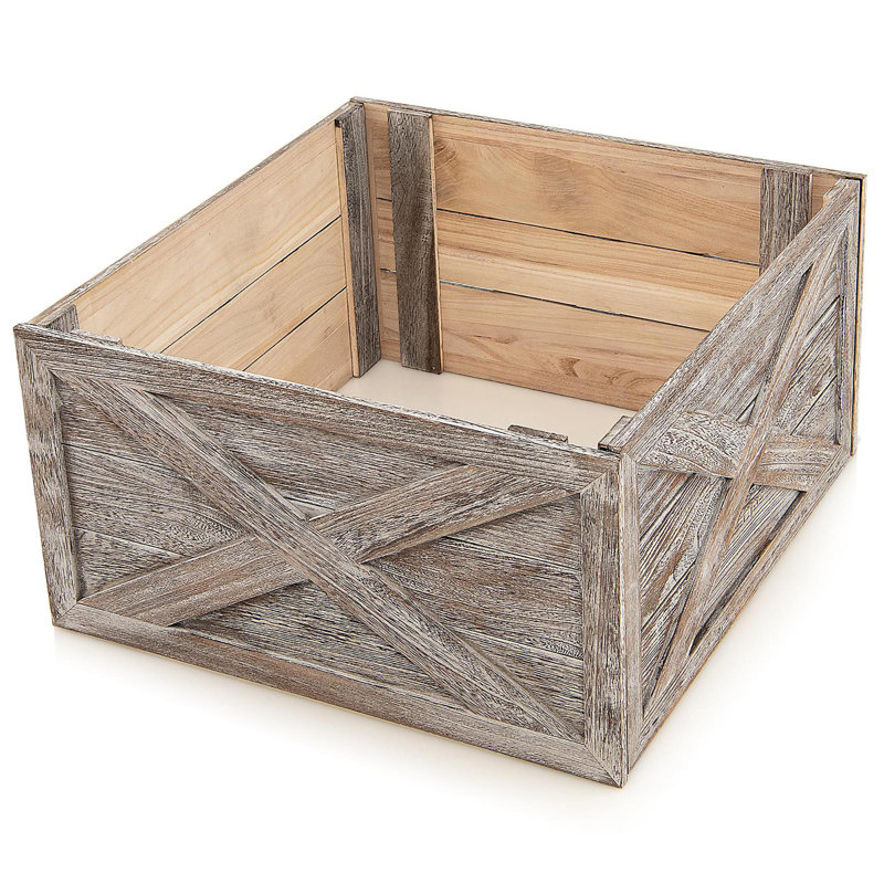 Costway Solid Color Wood Tree Skirt & Reviews | Wayfair