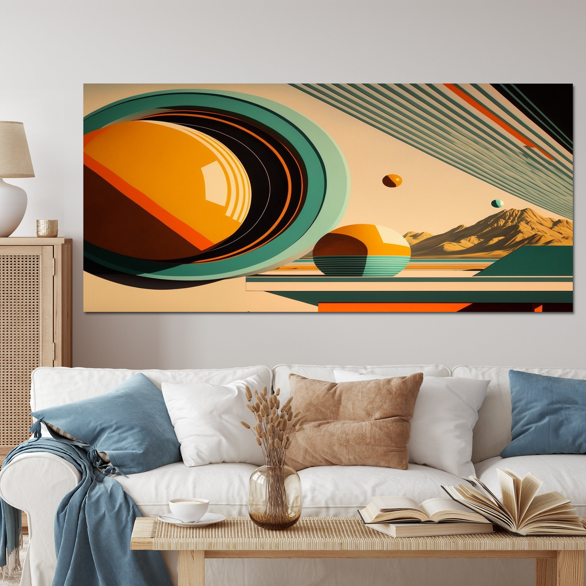 Design Art Vintage Mid-Century Graphics Iii - Abstract Midcentury Wall ...