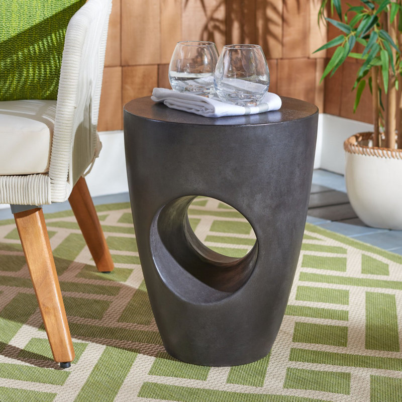 AllModern Avoriaz Concrete Block End Table & Reviews | Wayfair